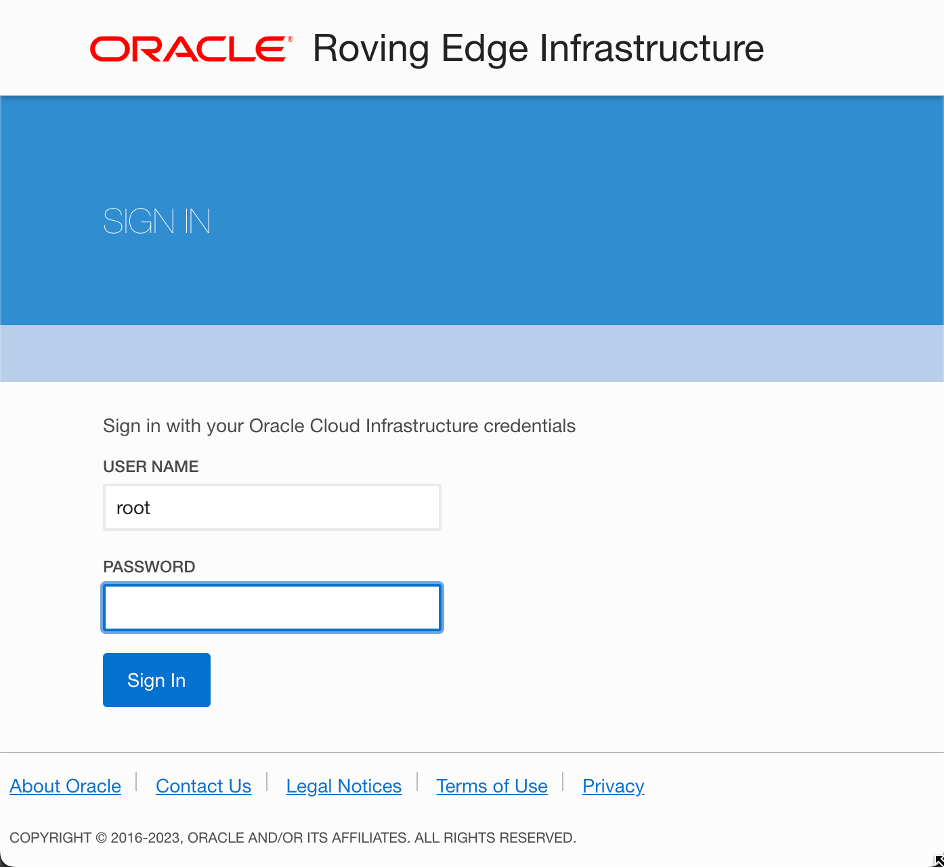 Accessing the Rover Console for the First Time – The OCI Tool