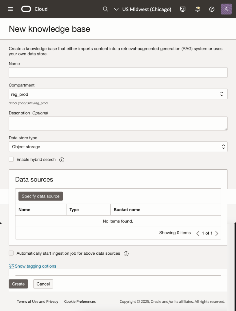 Integrating the OCI RAG Agent – The OCI Tool